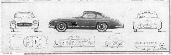 Mercedes-Benz 300 Sport Light – The Gullwing Coupe – Heacock Classic