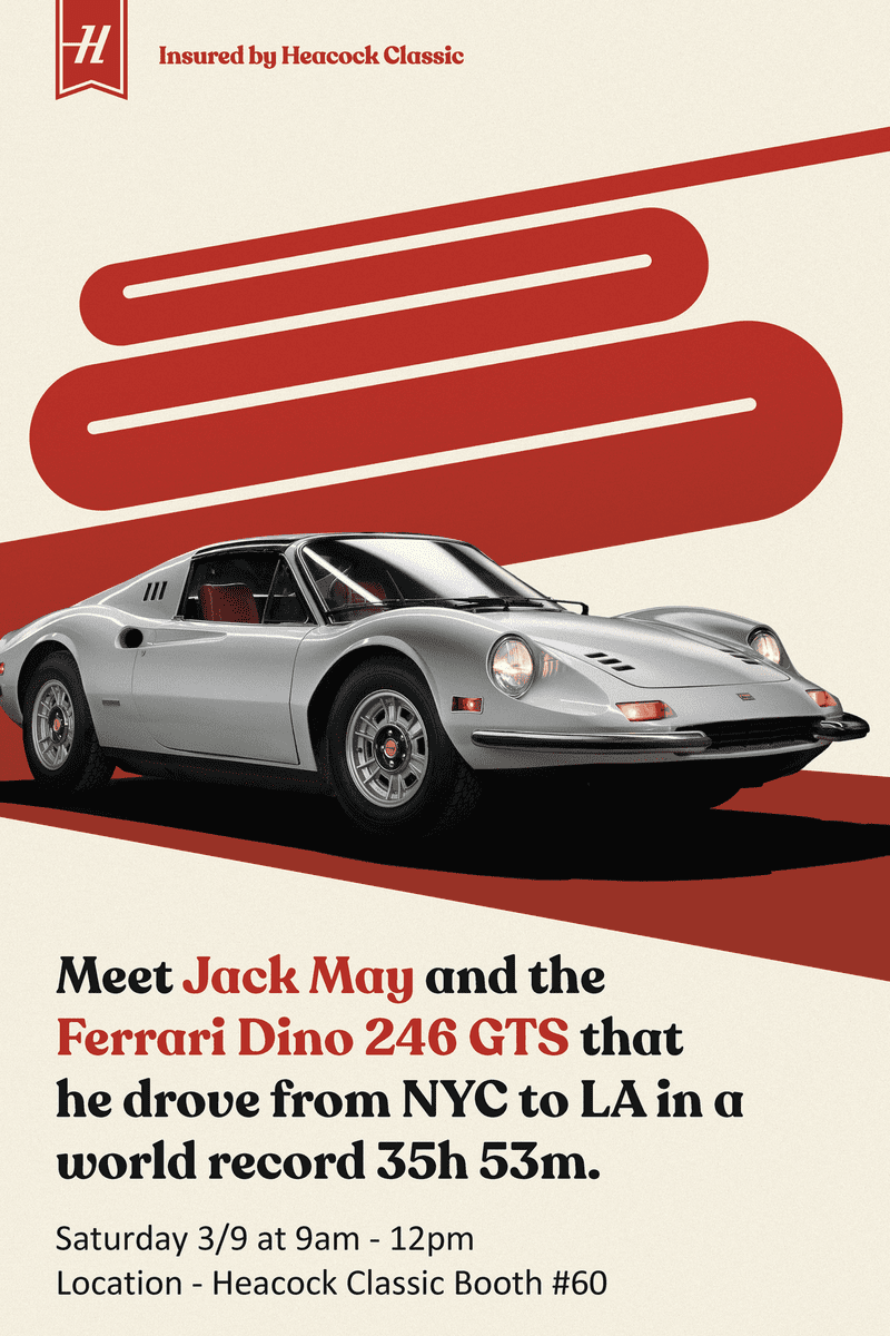 Meet Jack May and his Ferrari Dino at 2019’s Amelia Island Concours d ...